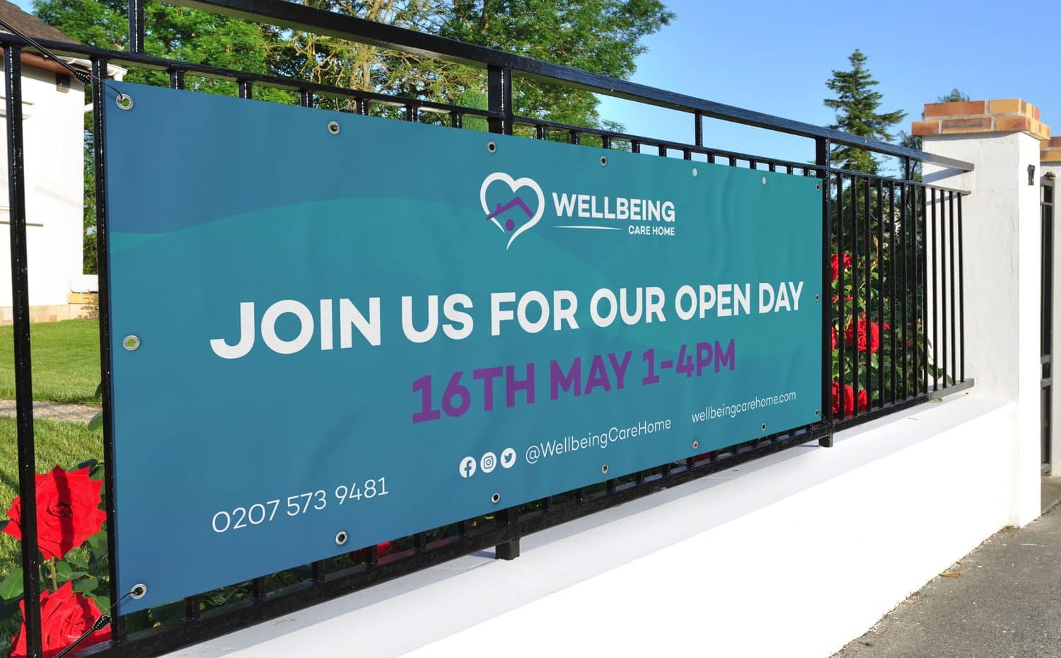 PVC Vinyl Banner 6ft x 4ft | Fast Delivery | Cost Effective | Durable