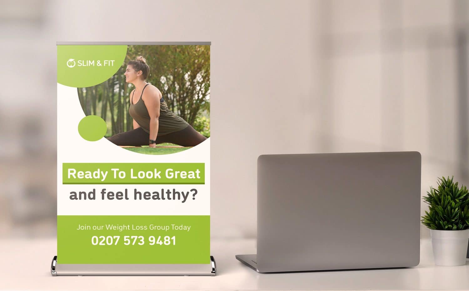 Desktop Banner Stands - Mini Desktop Banners - A4 - A3 - UK
