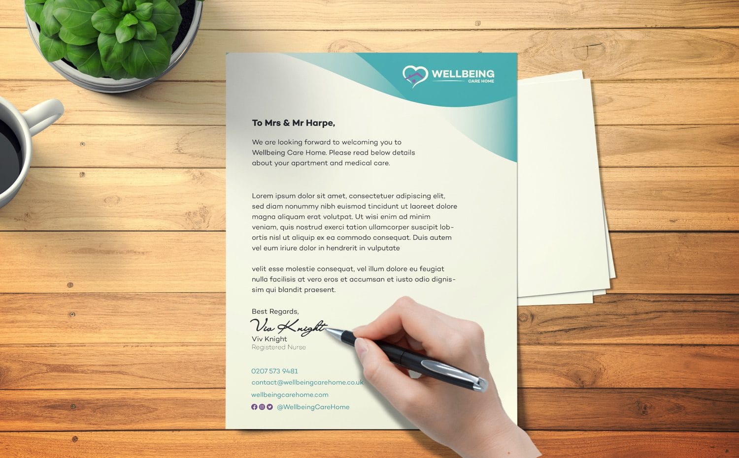 A4 Letterheads - 100gsm - Single Sided - High Quality - Bury